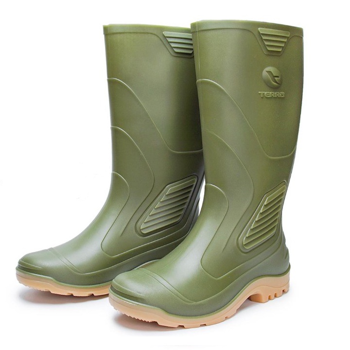 Jual Sepatu Karet / Sepatu Boot / AP Boots TERRA - Hijau | Shopee Indonesia