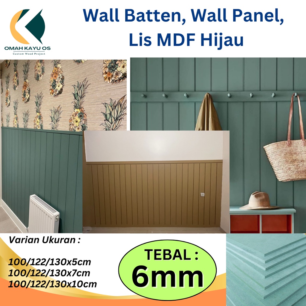 Jual Wall Batten / Wall Panel / Dekorasi dinding / Wall Dekor / Papan ...