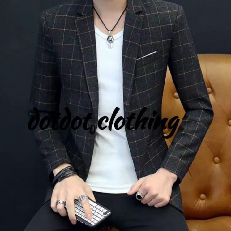 Jual Fast Update Jas Tartan Pria /Jas Keren / Pria Motif Kotak /Jas ...