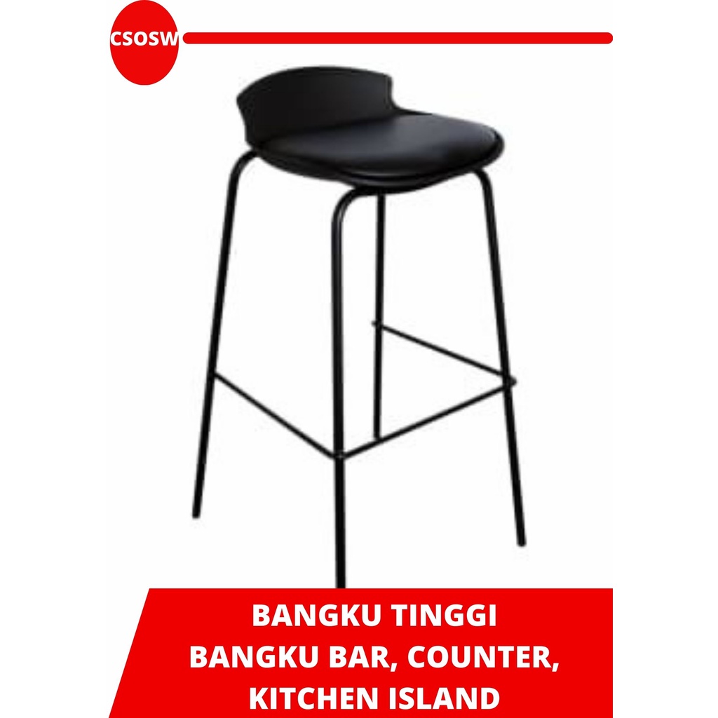 Jual BANGKU BAR KURSI TINGGI BANGKU COUNTER KITCHEN ISLAND LAREDO CHAIR ...
