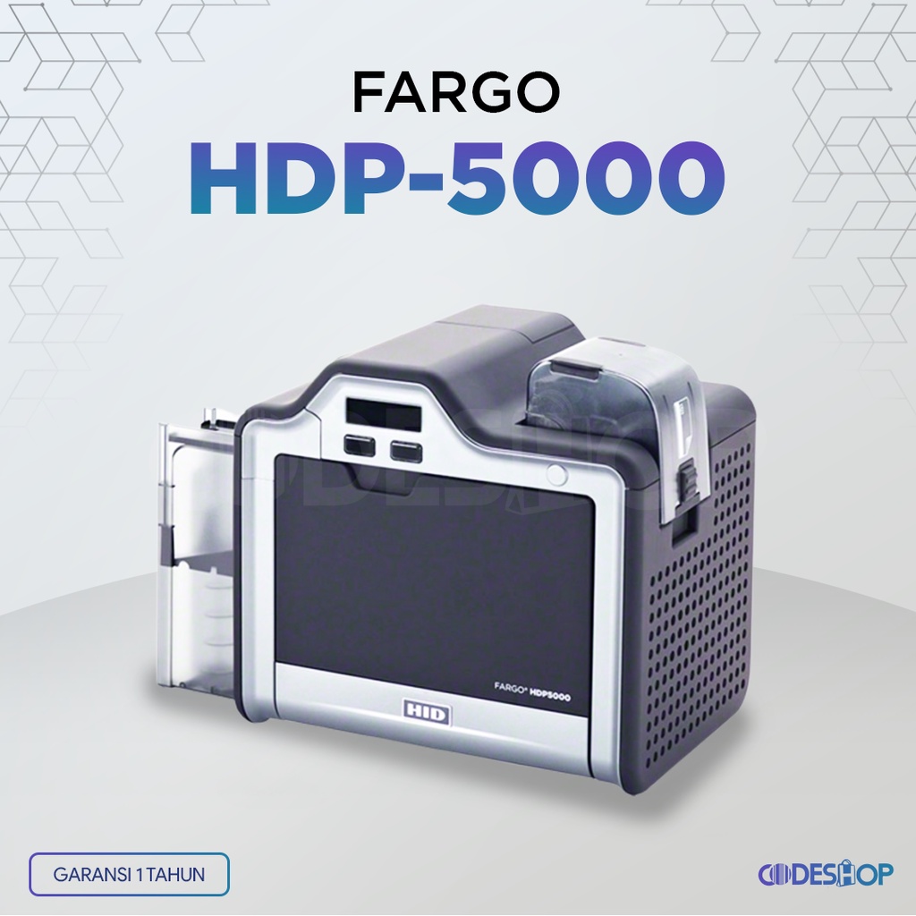 Jual Printer Fargo HDP5000 Cetak Kartu ID Card PVC Single Side 300 DPI ...