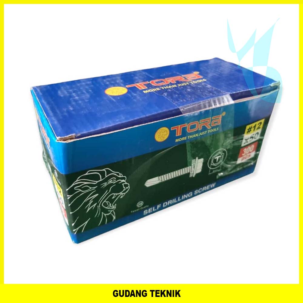 Jual Baut Spandek 5 CM TORA Baut Ruping Roofing Self Drilling Screw 12 ...