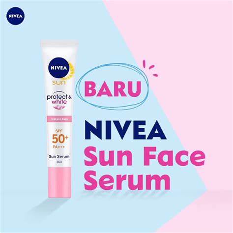 Jual Nivea Sun Protect & White Sun Serum SPF 50 30ml kemasan baru ...