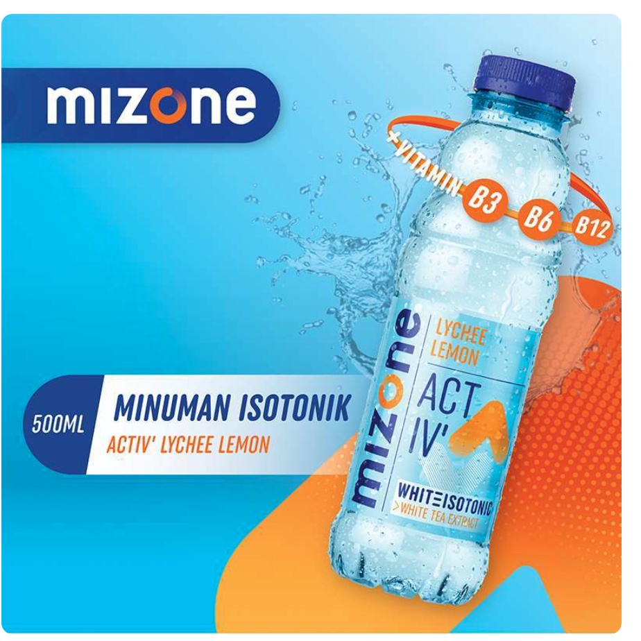 Jual Minuman Isotonik Mizone Activ Pet 500ml - LYCHEE LEMON | Shopee ...