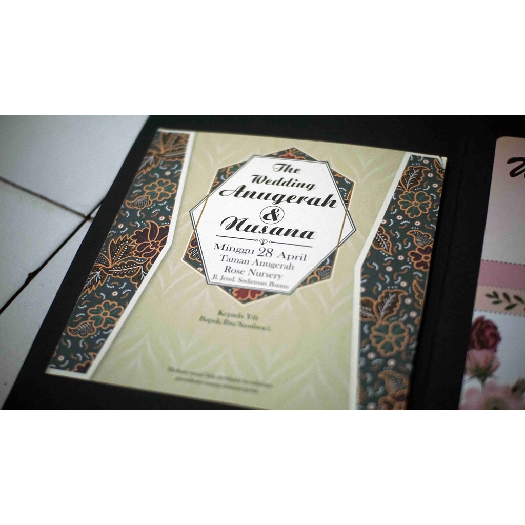 Jual Undangan Pernikahan Soft Cover, Free Plastik & Tempelan Nama ...
