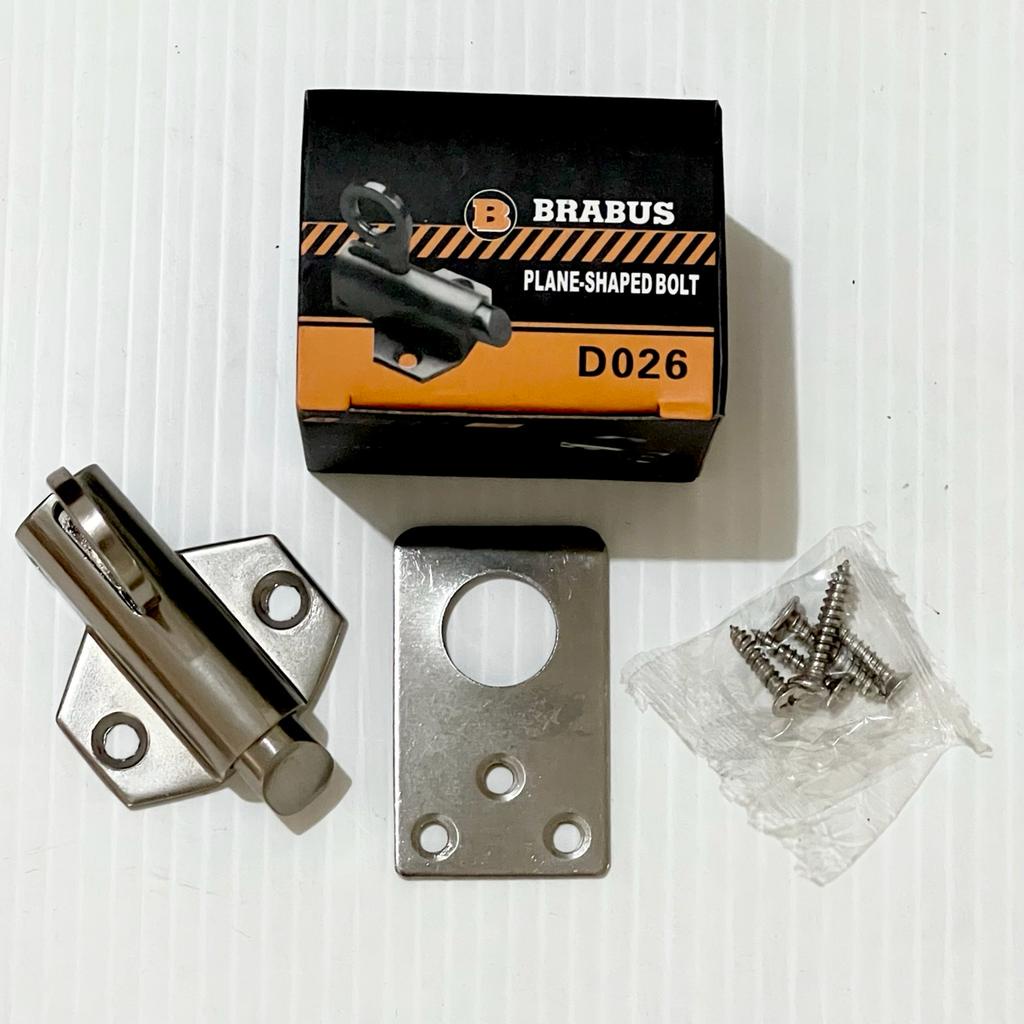 Jual Spring Knip Knife Grendel Kodok Kunci Jendela Bulat Stainless ...