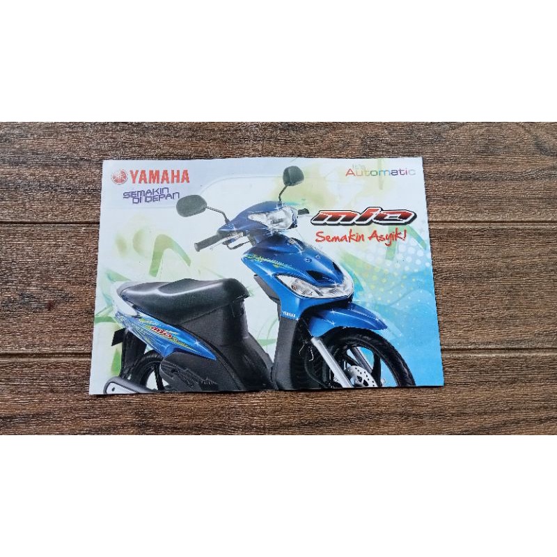 Jual brosur lawasan iklan lawas brosur yamaha mio sporty original ...