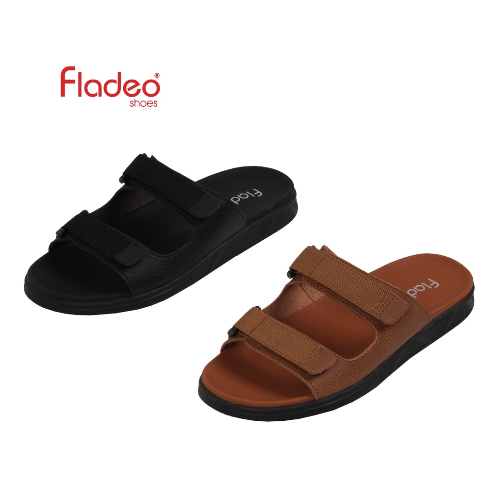 Jual Fladeo C23/MDS505-2WH/Sandal Slide Pria [ Slipper Sandals ...