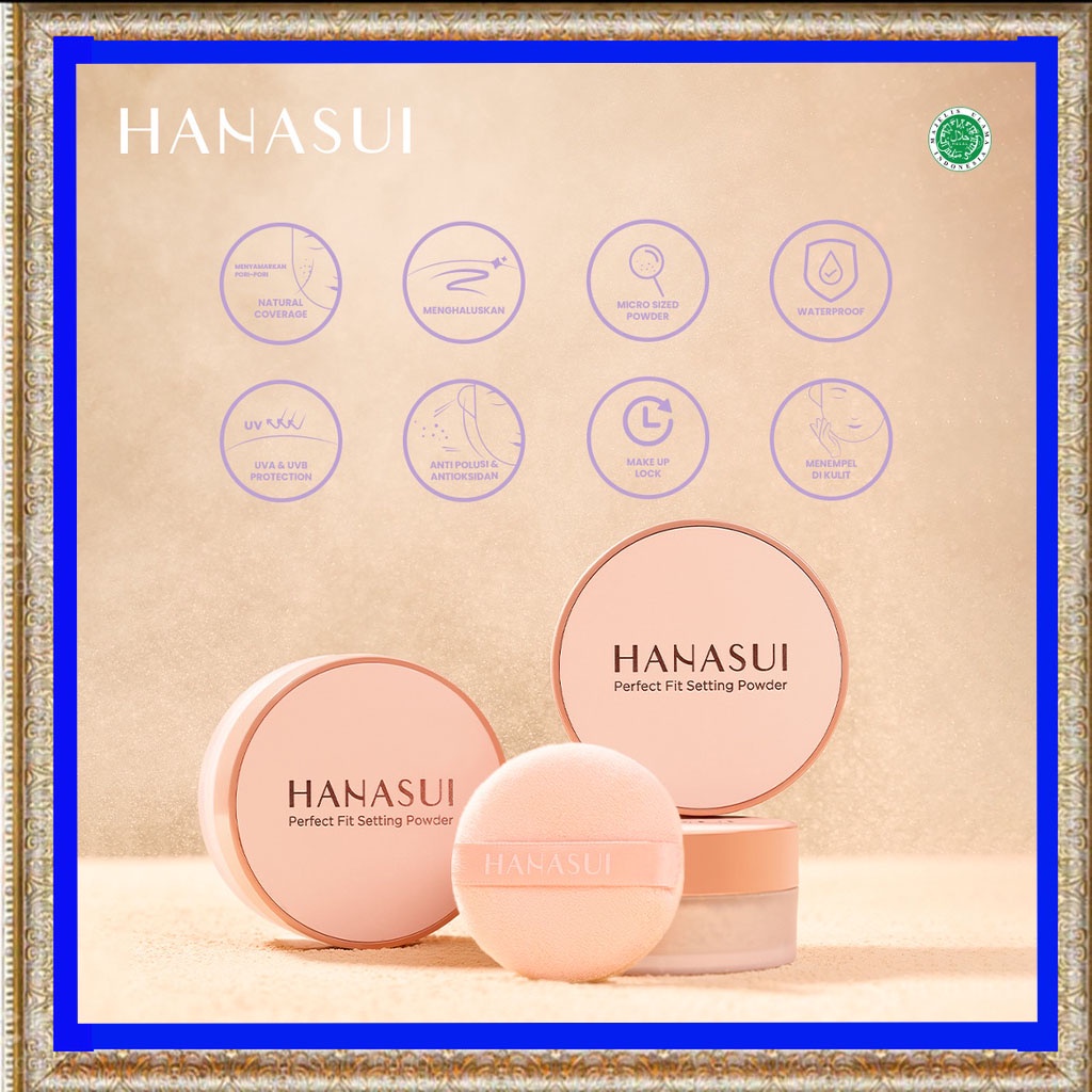 Jual HANASUI Perfect Fit Setting Powder / Bedak Tabur 12gr BPOM ...
