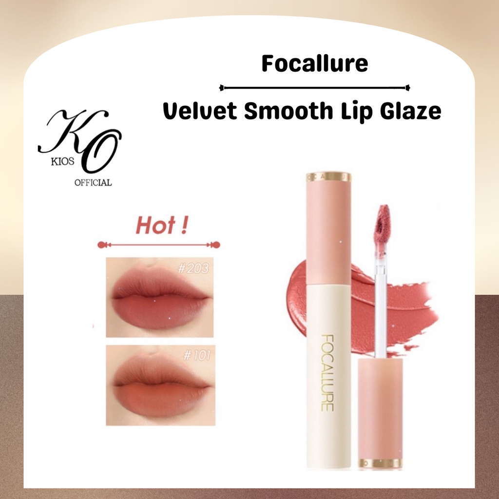 Jual Focallure Velvet Smooth Lip Glaze / Lip Cream / Lip Matte | Shopee ...