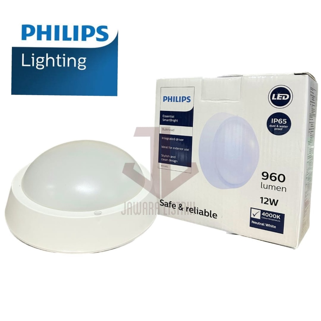Jual PHILIPS WT045C 12W 12 WATT LAMPU DINDING LED OUTDOOR BULKHEAD IP65 ...