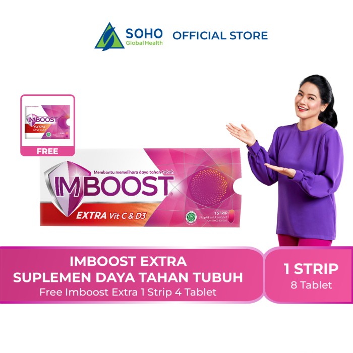 Jual Imboost Extra Tablet 1 Strip @8 Tabs Get 1 Strip Imboost Extra @4 ...