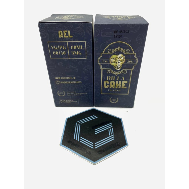 Jual Liquid Cakerilla 60ML by IJC x Hero57 Cake Rilla Series Creamy ...