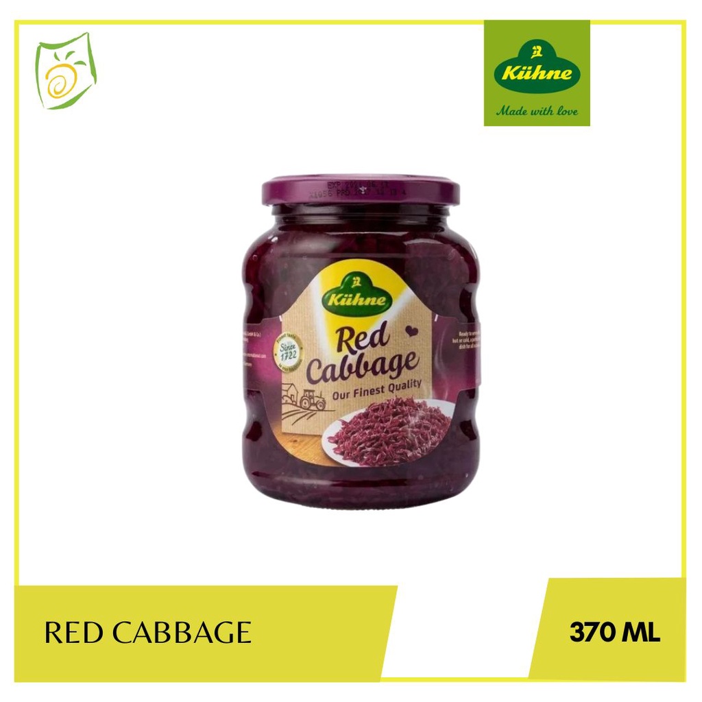 Jual Kuhne Red Cabbage (Acar Kubis Merah) 370ml | Shopee Indonesia