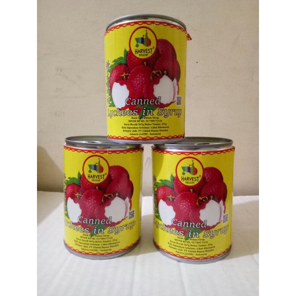 Jual LYCHEE KALENG / LYCHEE IN SYRUP / BUAH KALENG 567GR | Shopee Indonesia