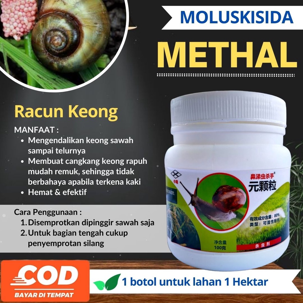 Jual Methal Moluskisida Obat Pembasmi Keong | Siput | Bekicot Pada ...