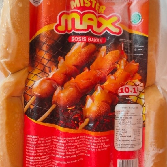 Jual Mister Max Sosis Bakar Ayam 500gr | Shopee Indonesia