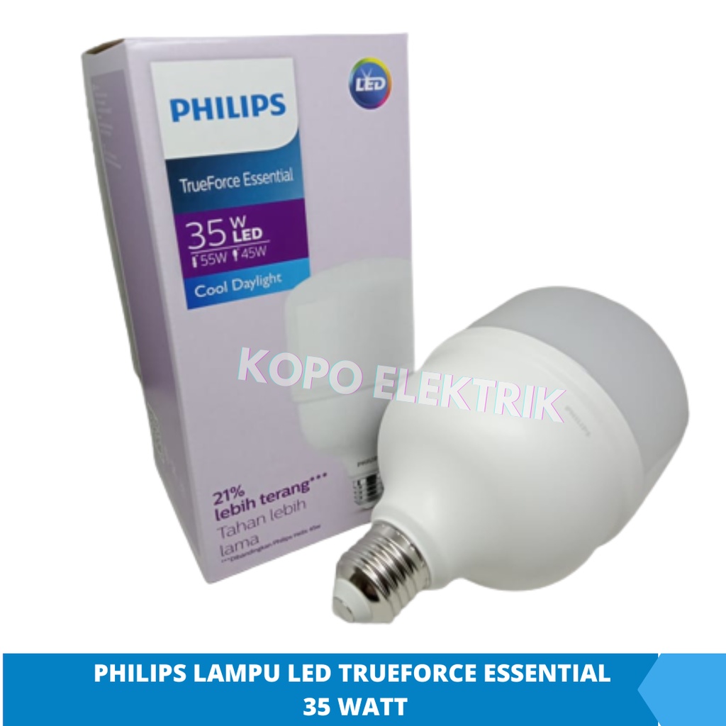 Jual Lampu Led Philips 35 Watt Essential Trueforce | Shopee Indonesia