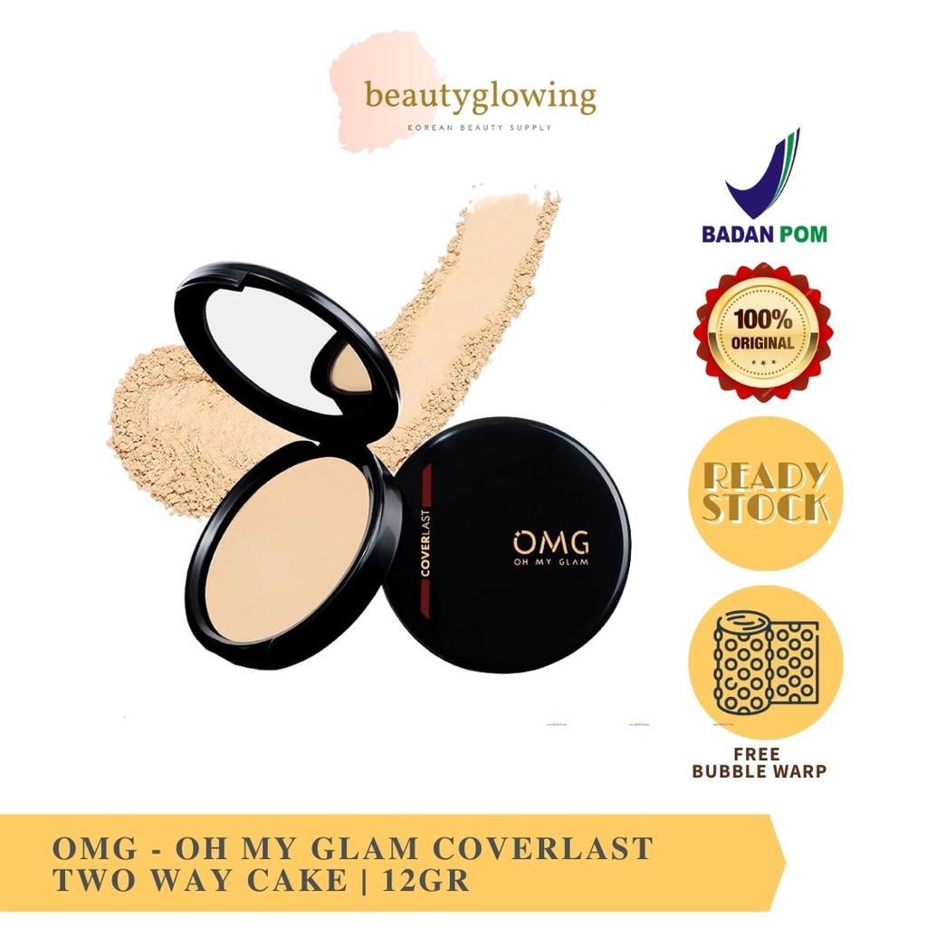 Jual OMG Oh My Glam Coverlast Two Way Cake SPF 20 PA+++ TWC BEDAK WAJAH awet tahan lama | OMG ...