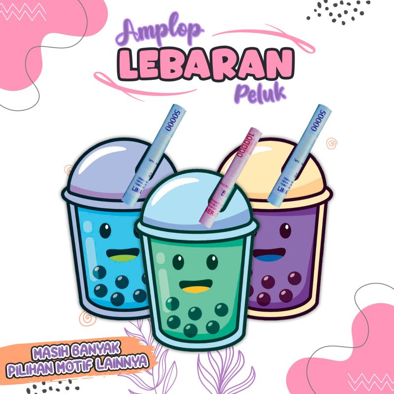 Jual AMPLOP LEBARAN/ANGPAU MOTIF BOBA SEDOTAN | Shopee Indonesia