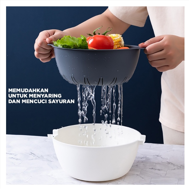 Jual BERKAH | Baskom Pencuci Buah dan Sayur | Baskom saringan Buah dan ...