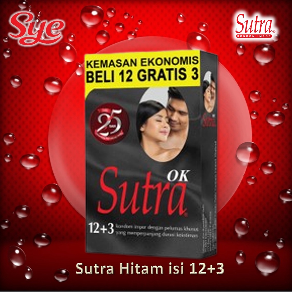 Jual Kondom Sutra Hitam Isi 3S & 12S & 24S - Sutra Ok Anti Bocor Standar Internasional - SYE ...