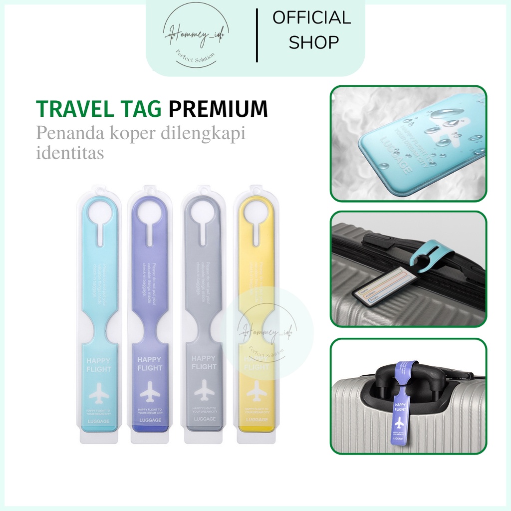 Jual HOMMEY ID - LUGGAGE TAG | GANTUNGAN KOPER | LABEL NAMA TAS | NAME ...