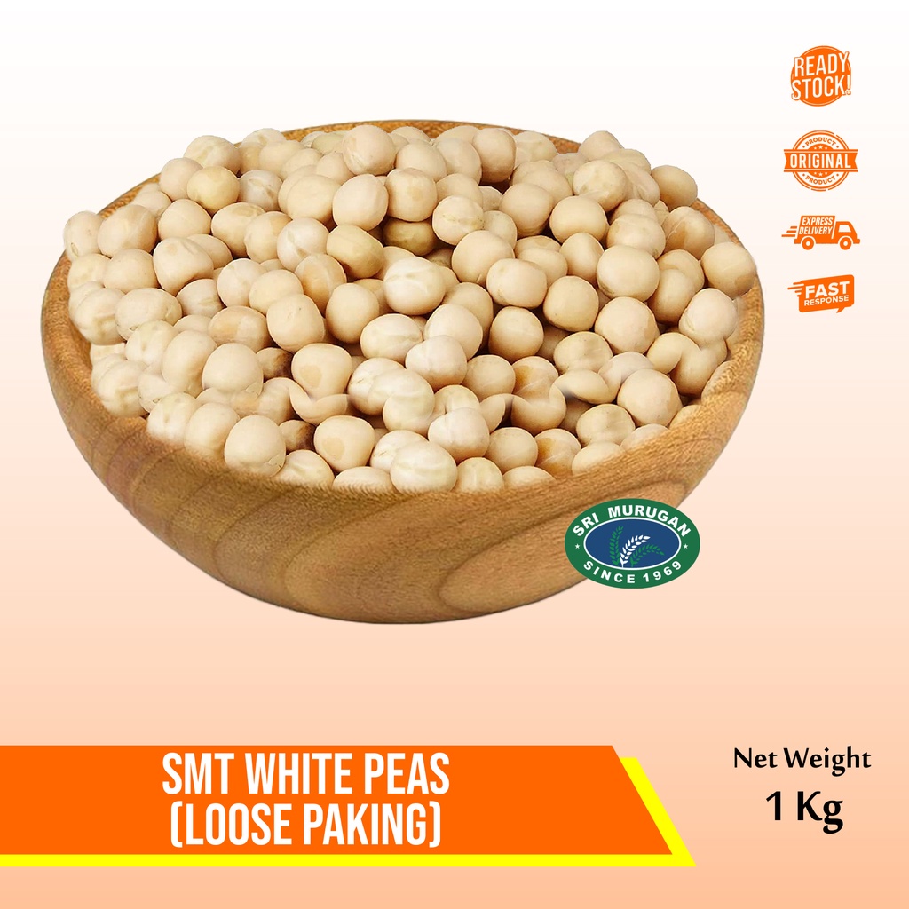 Jual SMT WHITE PEAS 1 KG (LOOSE PAKING) | Shopee Indonesia