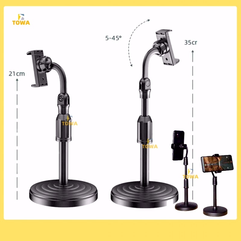 Jual HOLDER STANDING MEJA HD25 / HOLDER TATAKAN HP DI MEJA UNIVERSAL ...
