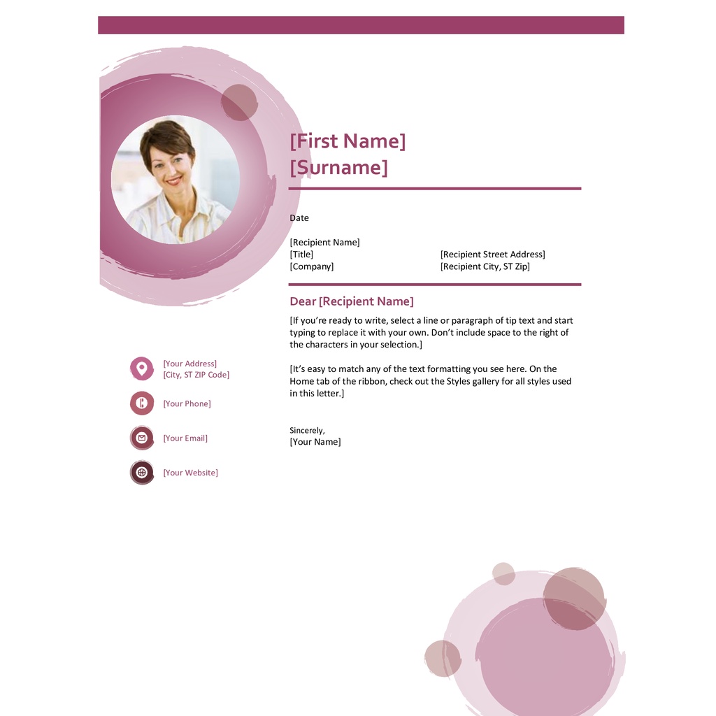 Jual Template Cover Letter (CV) untuk Lamar Kerja - 44 Template ...