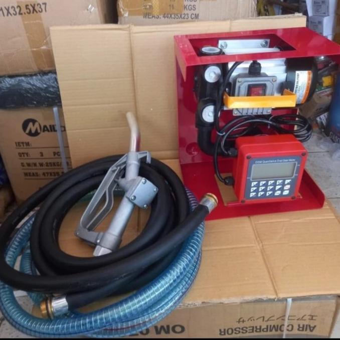 Jual Pompa Transfer Bbm Flow Meter Digital Fuel Transfer Pump Minyak ...