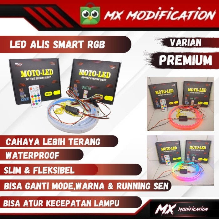 Jual LED ALIS SMART RGB 60 CM ( REMOTE ) | Shopee Indonesia