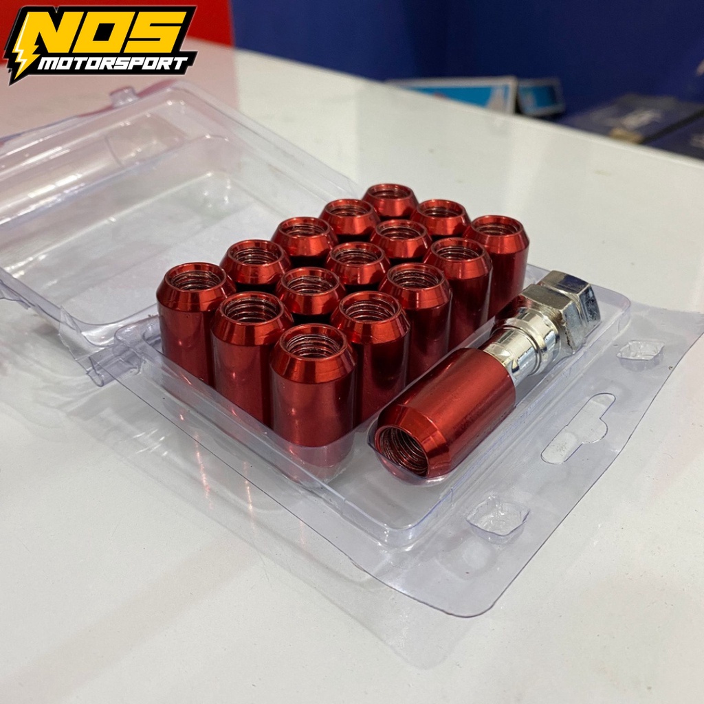 Jual BAUT RODA L HSR MUR SENEKA WARNA MERAH TERMURAH VARIASI | Shopee ...