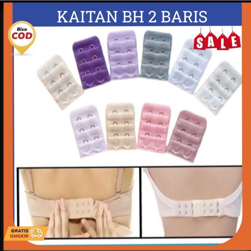 Jual Satu pasang BRA EXTENSION PENGAIT TALI BH Sambungan Kait ...