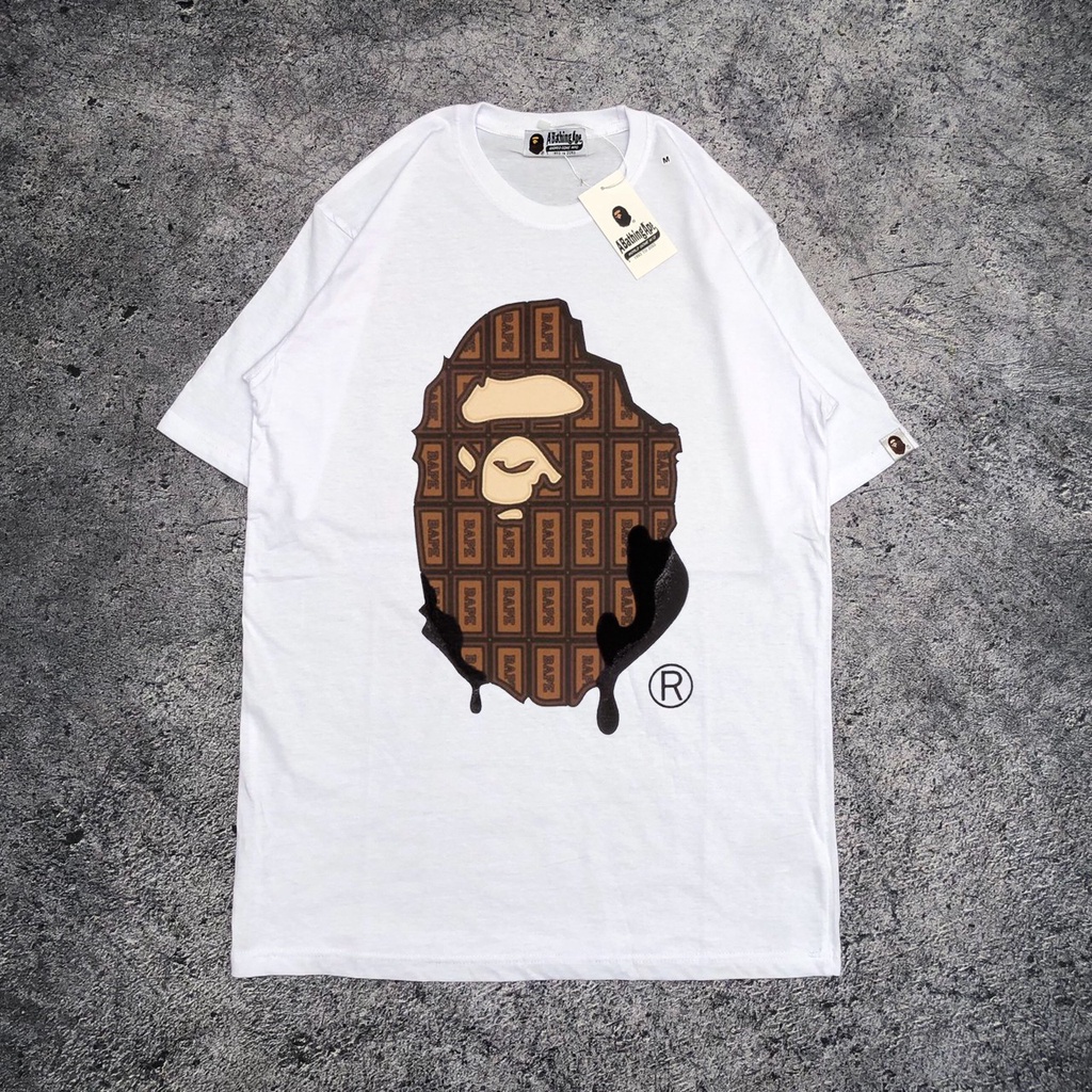 Jual KAOS BAPE LOGO CHOCO VALENTINE / TSHIRT BAPE - FULL TAG & LABEL ...