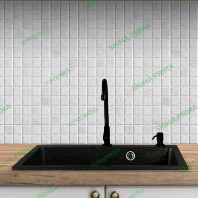 Jual Paket lengkap kitchen sink sill granite INOBE 6045 black kran ...