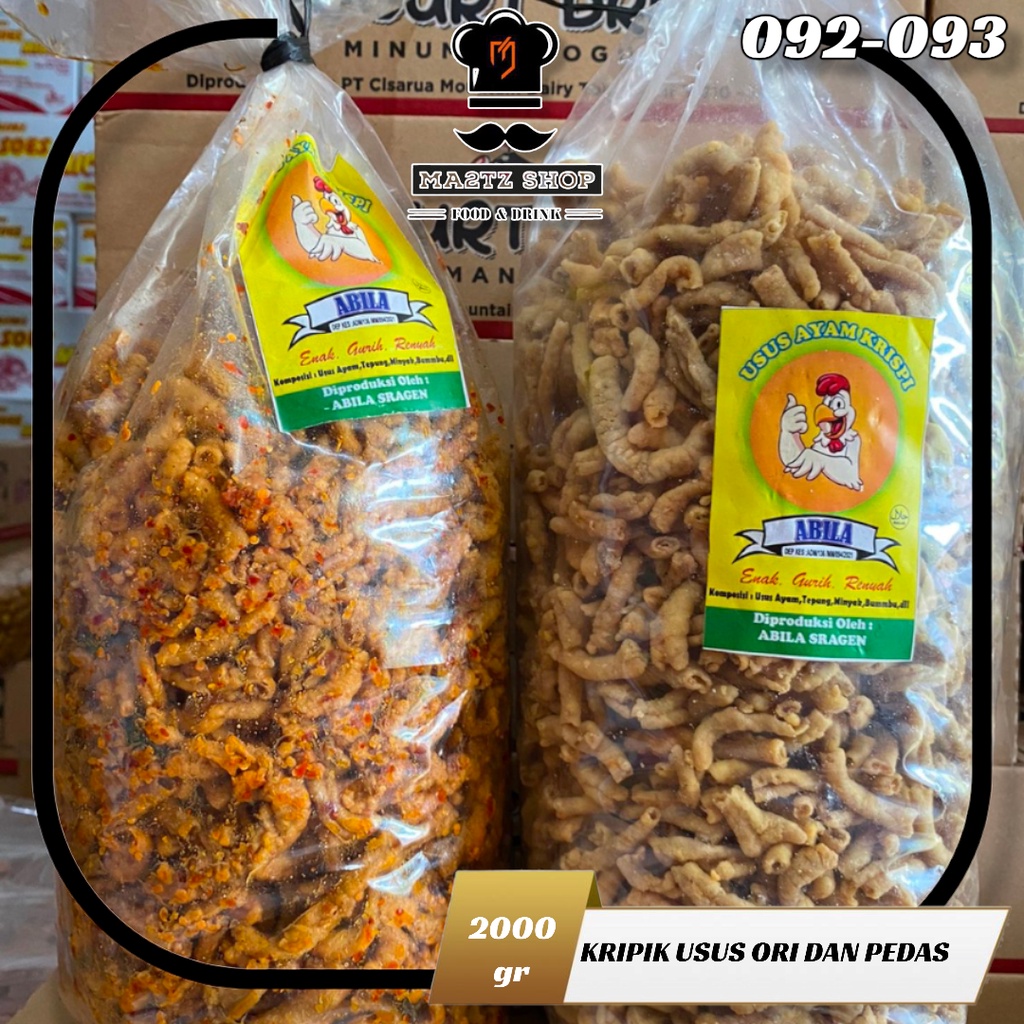 Jual Keripik Usus Original & Pedas | Shopee Indonesia