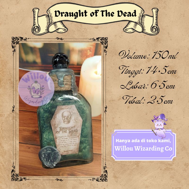 Jual Harry Potter Potion Magic Potion Draught of The Dead COFFIN SHAPE ...