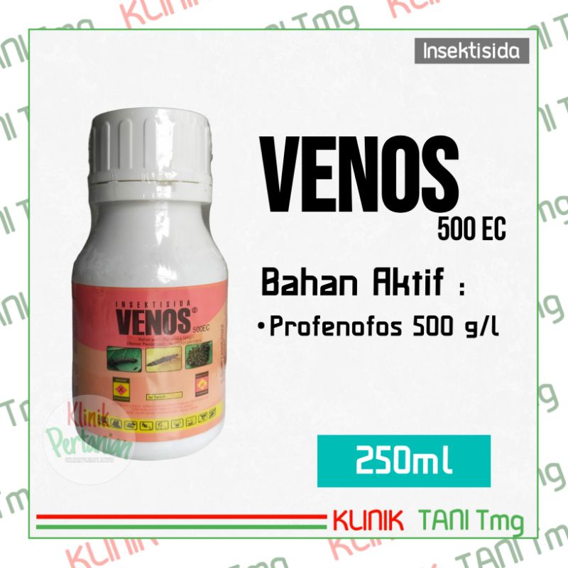 Jual VENOS 500EC 250ml Insektisida berbahan aktif Profenofos Pembasmi ...