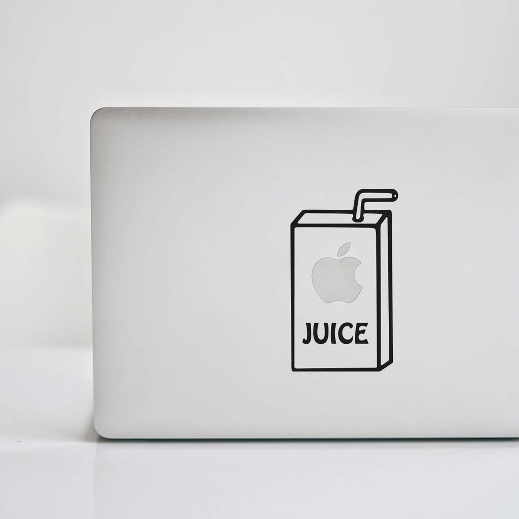 Jual Stiker Apple Juice - Laptop Decal Macbook Ipad Sticker | Shopee ...