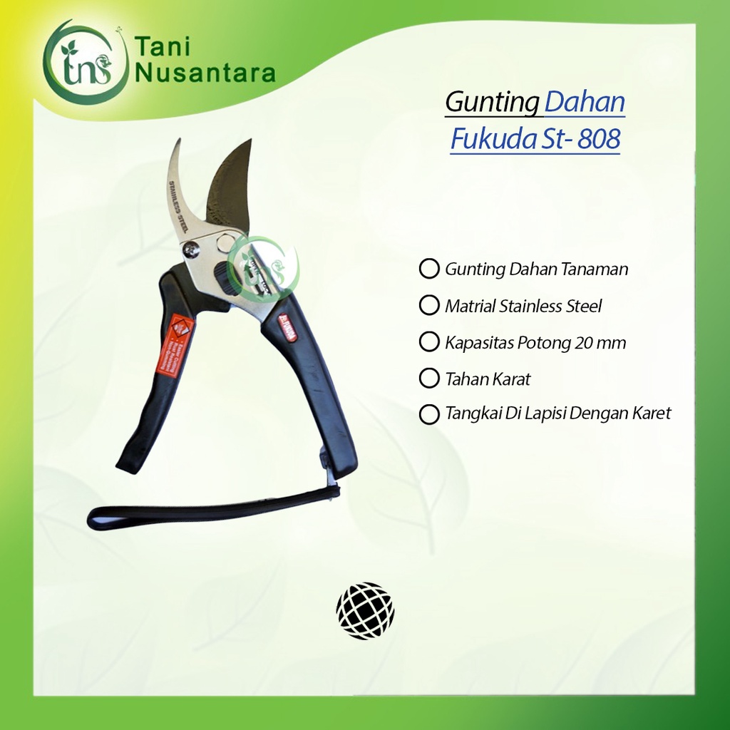 Jual Gunting Dahan Tanaman Fukuda St-808 | Shopee Indonesia