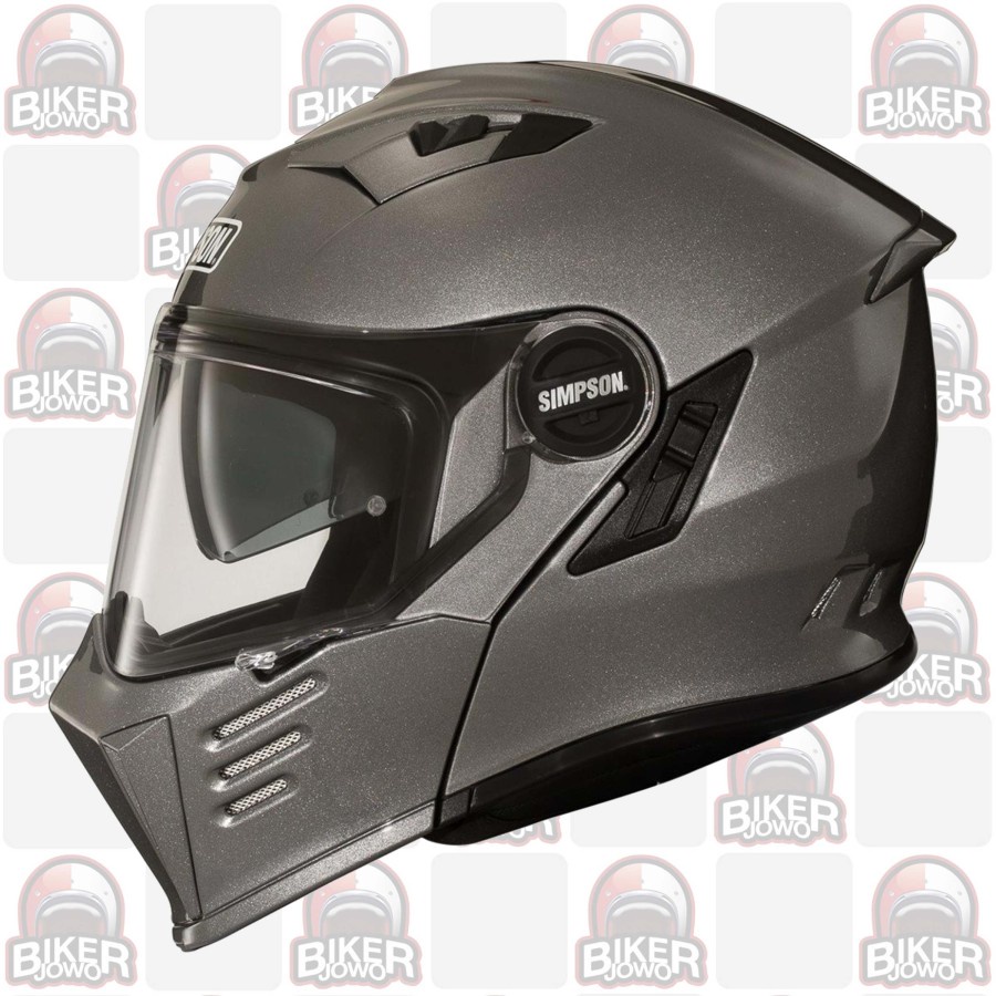 Jual Helm Simpson Darksome Mod Bandit Modular Carbon - Solid Colour ...