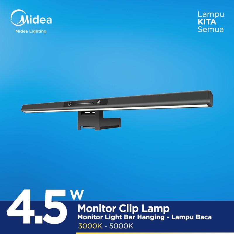 Jual Midea Monitor Clip Lamp Monitor Light Bar Hanging Lampu Baca ...