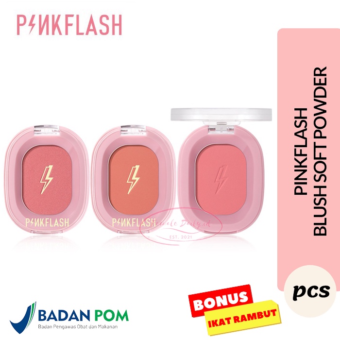 Jual PINKFLASH Soft Pigment Blush | Blush On | Pink Flash ( BPOM) PF-F01 | Shopee Indonesia