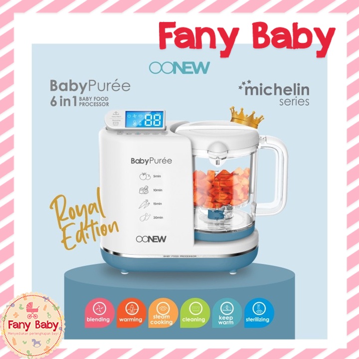 Jual OONEW MICHELIN SERIES BABY PUREE 6IN1 FOOD PROCESSOR / BLENDER ...