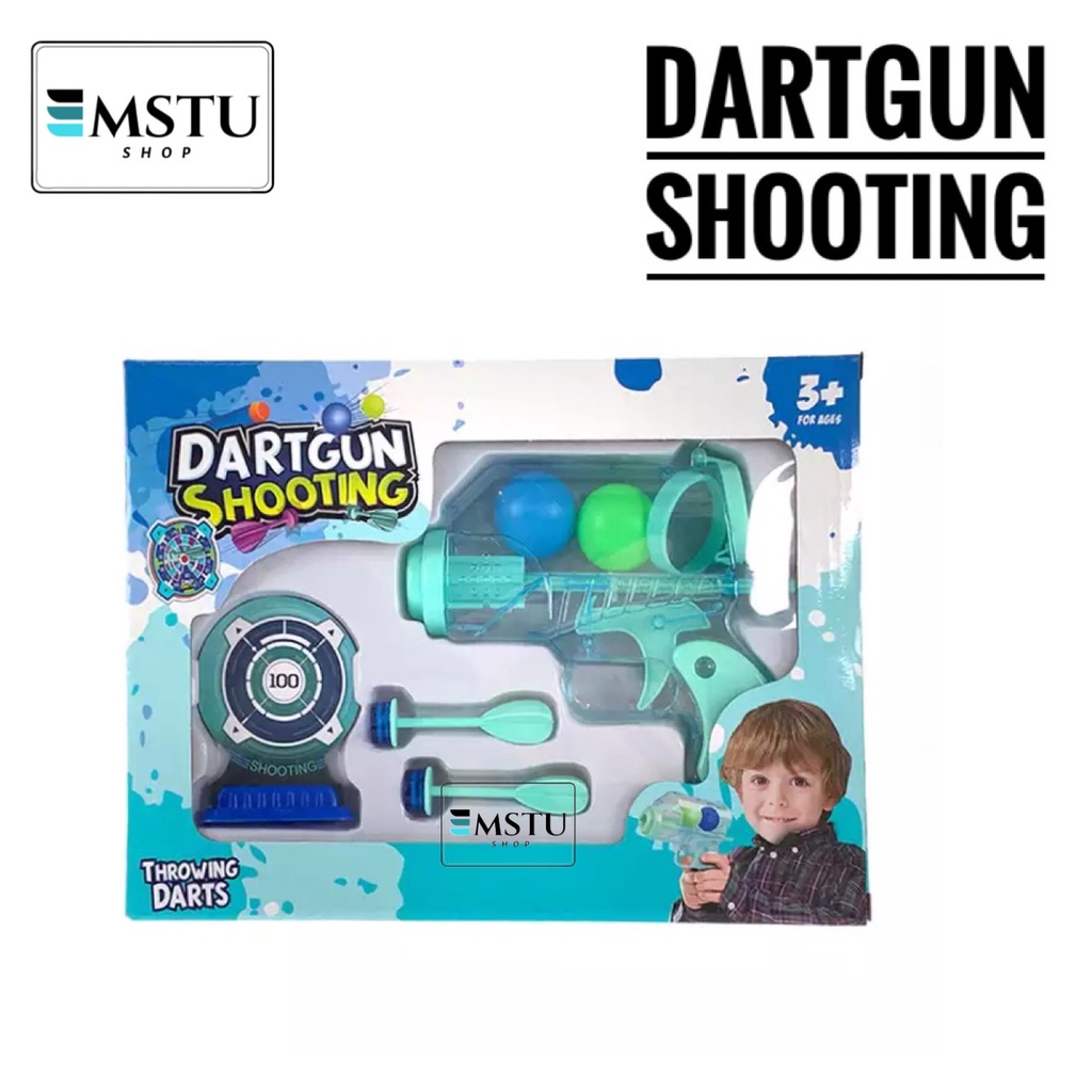 Jual Dartgun Shooting (6239C/ Busur Panah/ Pistol/ Throwing Dart ...