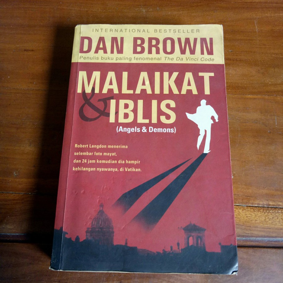 Jual buku malaikat dan iblis | Angels & Demons | DAN BROWN | Best seller | Shopee Indonesia