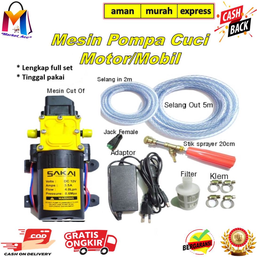 Jual Mesin Cuci Motor Mobil - Alat Cuci Steam Sablon Cuci Steam Ac ...