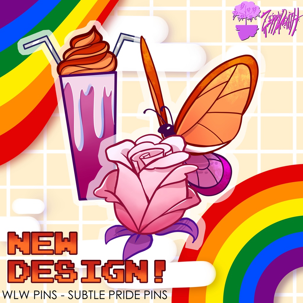 Jual WLW pins - Subtle Pride pins [ANARCHIZT CREATIVES] | Shopee Indonesia