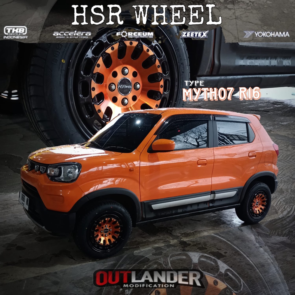 Jual Velg Racing Mobil Suzuki S-Presso S Presso Ring 16 HSR MYTH07 R16 ...